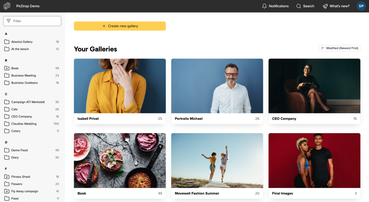 picdrop Image Management Software for Teams